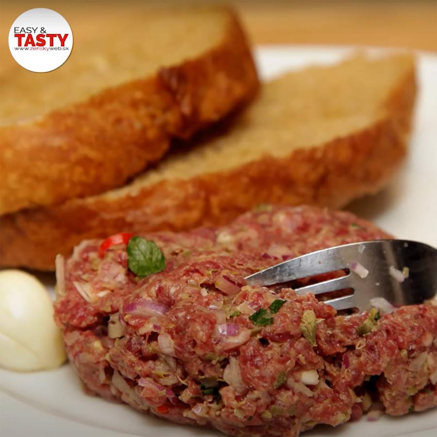 Tatársky biftek s kaparami - Zensky Web