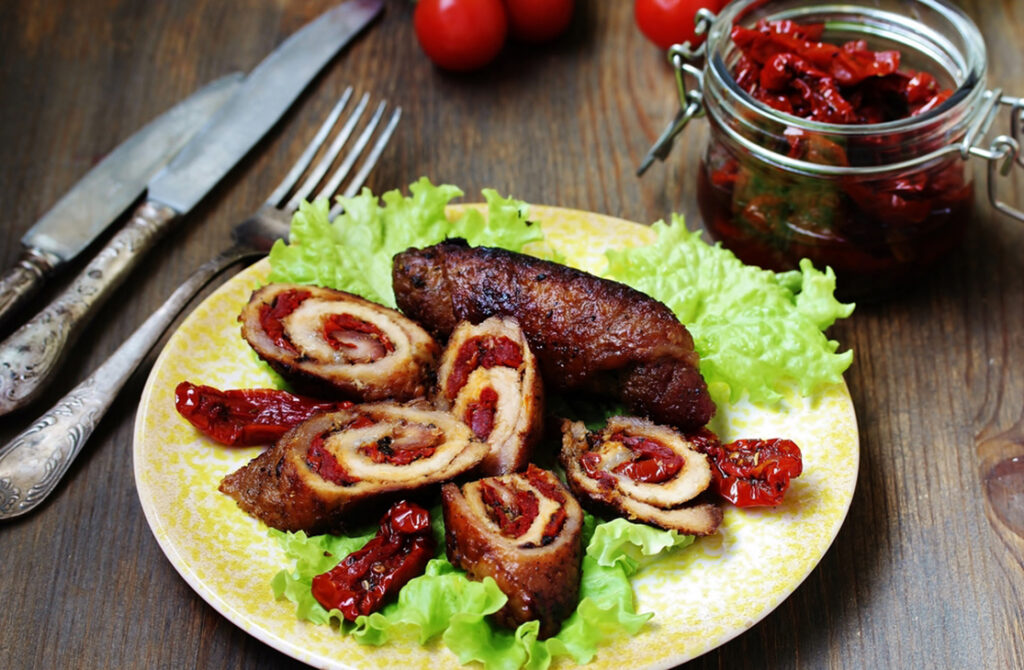 Kuracia roláda so sušenými paradajkami - Zensky Web