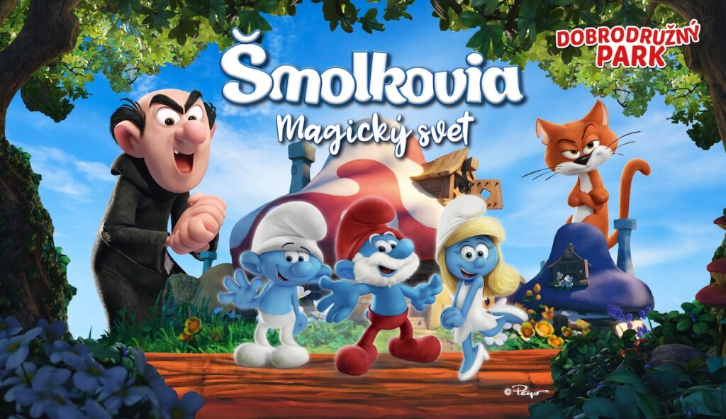 Veľkolepý dobrodružný park Šmolkovia prichádza do Bratislavy - Zensky Web