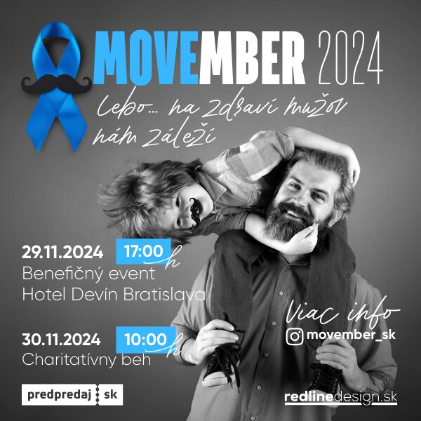 MOVEMBER 2024 „Lebo… na zdraví mužov nám záleží!“ - Zensky Web